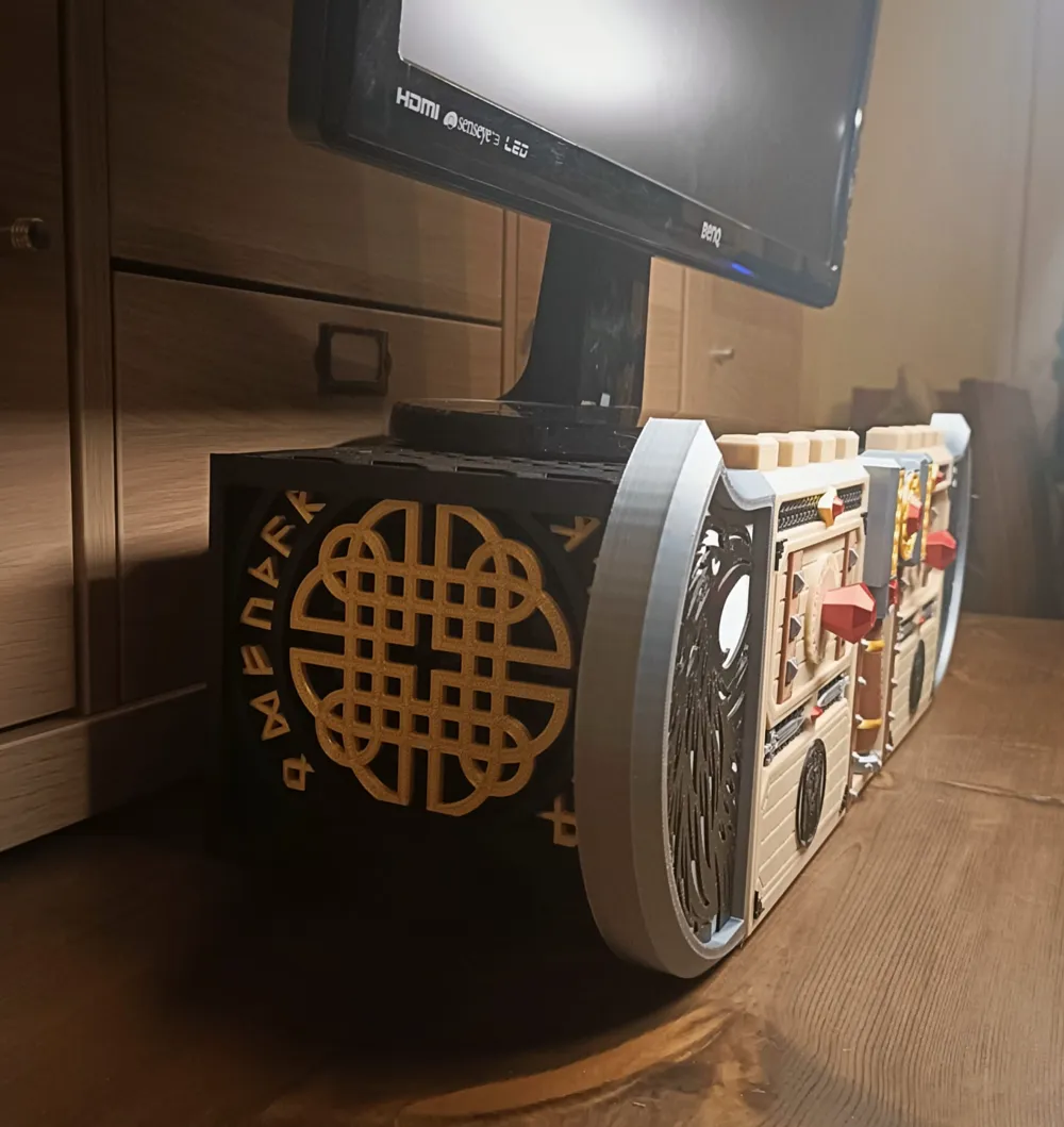 Dwarven Fortress Monitor Riser - Free 3D Print Model - MakerWorld