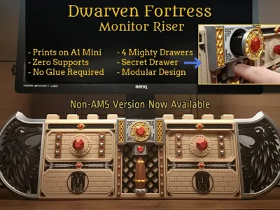 Monitor Riser | Collection - MakerWorld: Download Free 3D Models