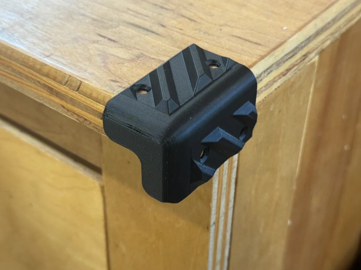 Durable Chevron Stacking Corner Guard - Free 3D Print Model - MakerWorld