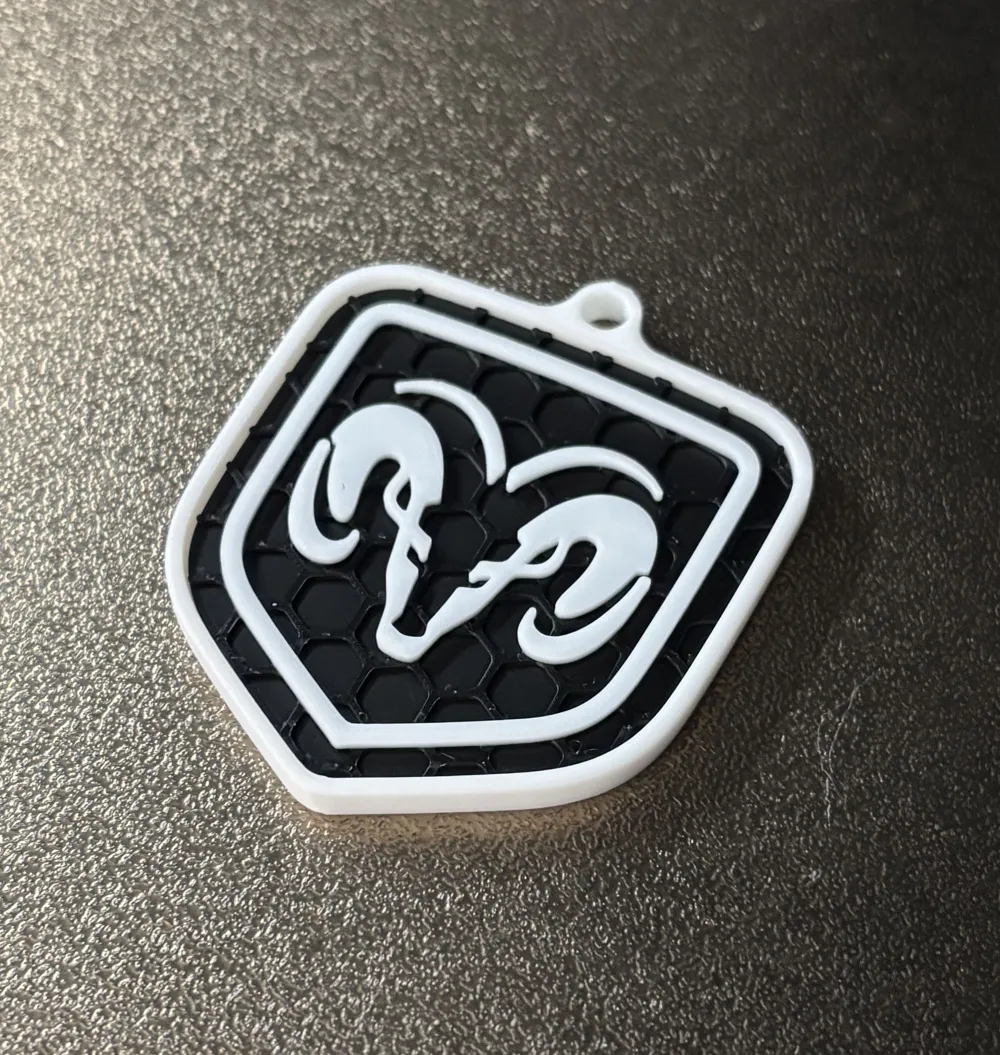 Dodge Keychain - Free 3D Print Model - MakerWorld