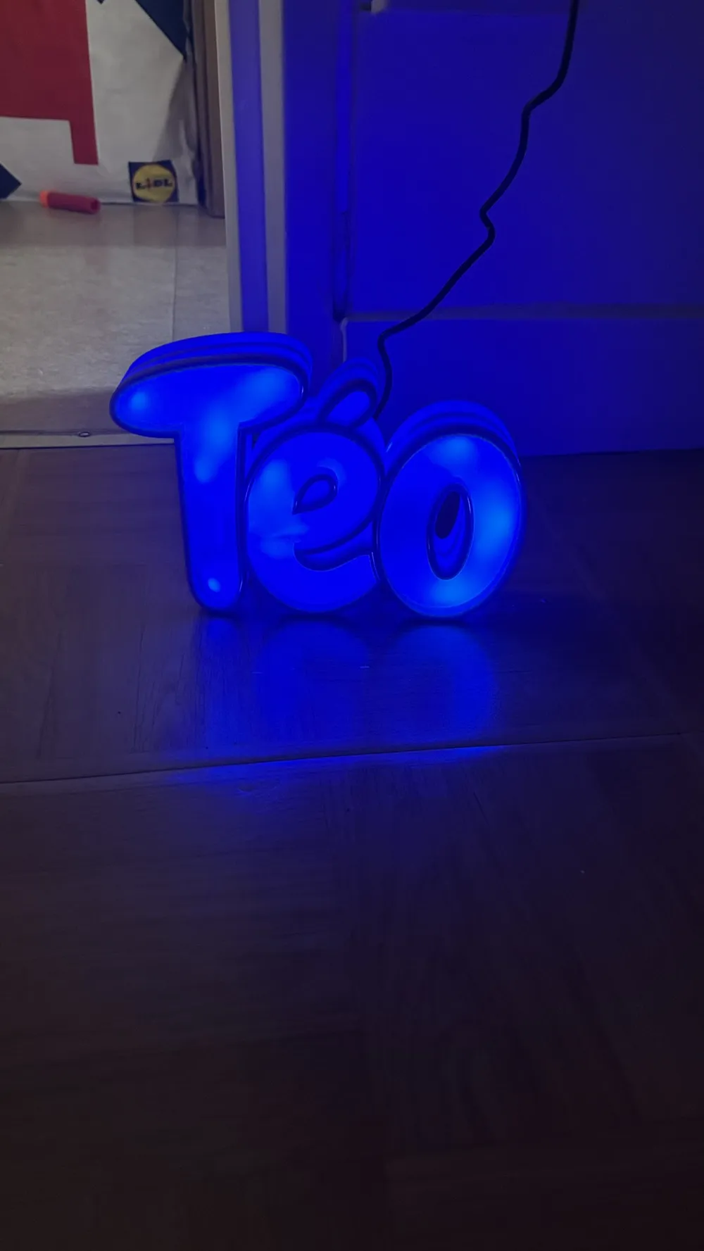 Téo Name Lamp by Rais1.3D MakerWorld: Download Free 3D Models