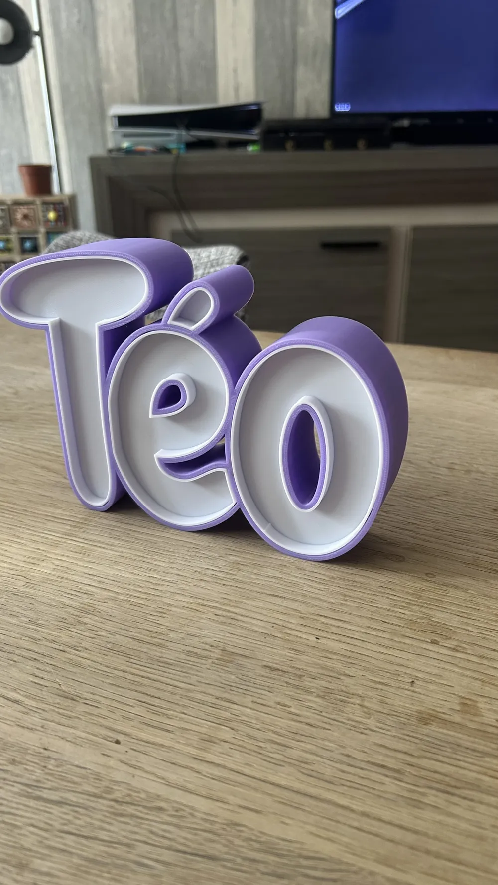 Téo Name Lamp by Rais1.3D MakerWorld: Download Free 3D Models