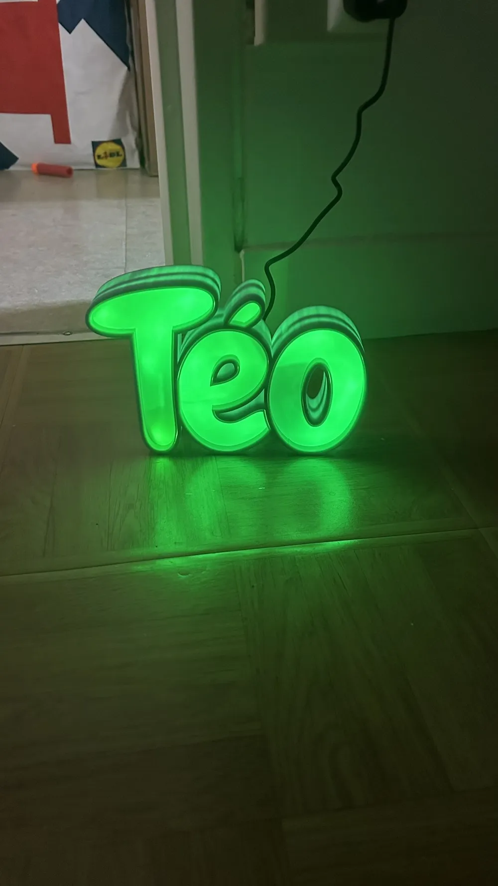 Téo Name Lamp by Rais1.3D MakerWorld: Download Free 3D Models