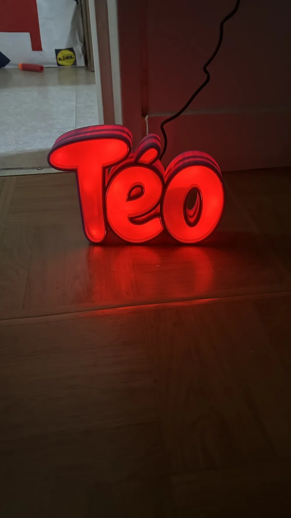 Téo Name Lamp by Rais1.3D MakerWorld: Download Free 3D Models