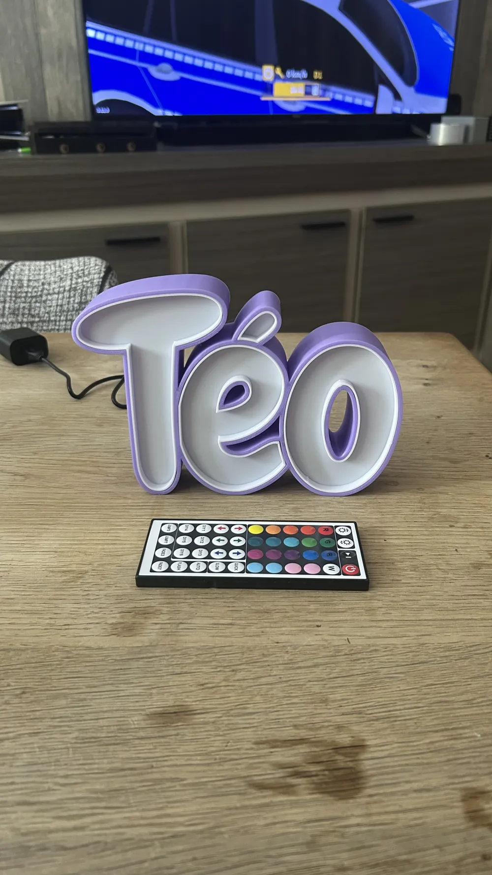 Téo Name Lamp by Rais1.3D MakerWorld: Download Free 3D Models