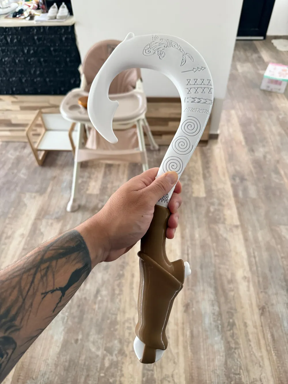 Maui's fish hook - Free 3D Print Model - MakerWorld