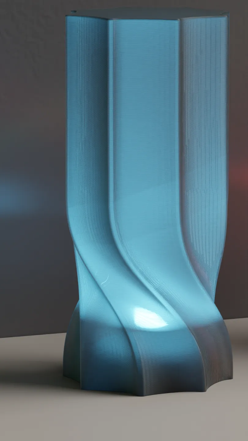 Lampshade. Easy to print quick Wireless RGB Lamp by Abstractia Design ...