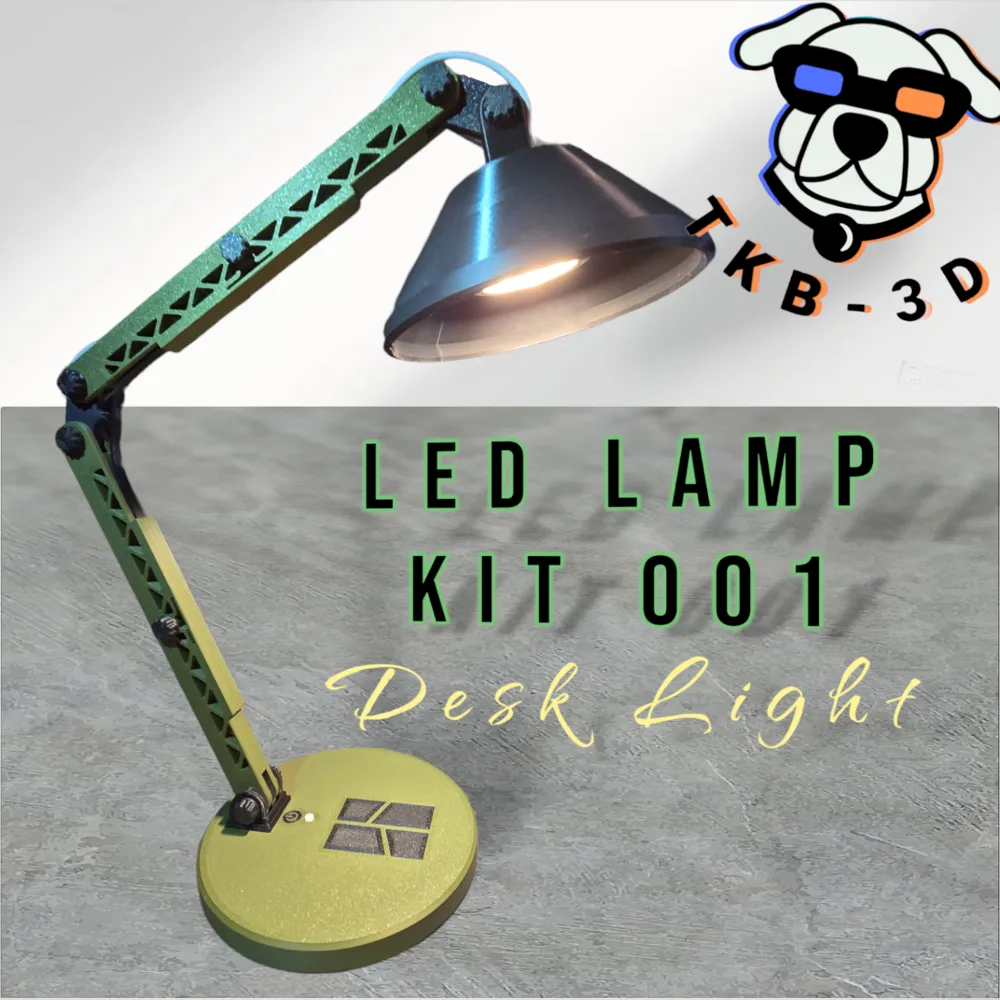 Desk Lamp Kit 001 by TKB-3D - MakerWorld