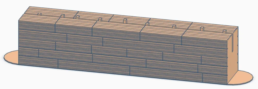 Athearn N-scale 53' GSC Flat Car Lumber Load by CoryRoth - MakerWorld