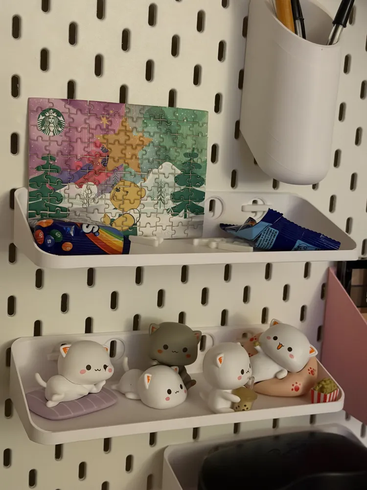 Skadis T-Clip Parametric box with Hex Grid - Free 3D Print Model ...