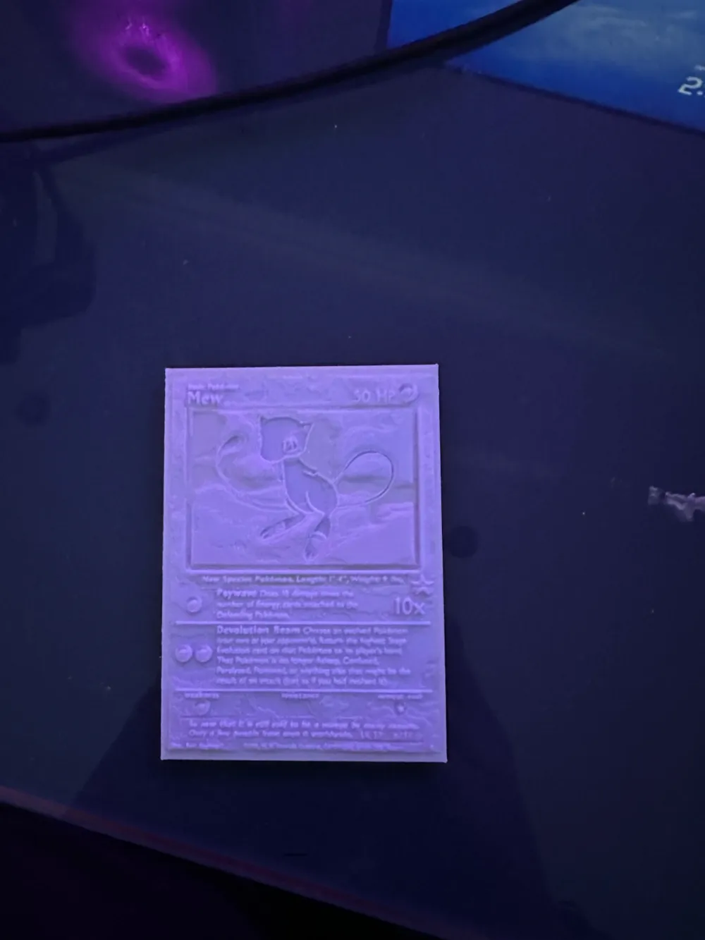 Mew Pokemon Card #08 Lithophane by thatguy08 - MakerWorld