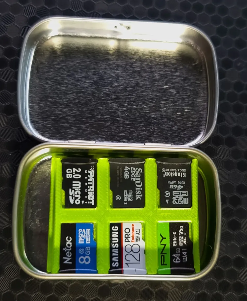 Altoids Slim Micro SD Card Organizer Remixed by maDIOne - MakerWorld