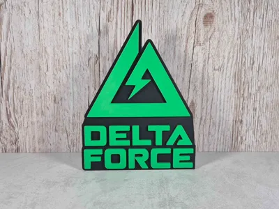 3D delta force Logo – Customize Your Gaming Space by AB Components ...