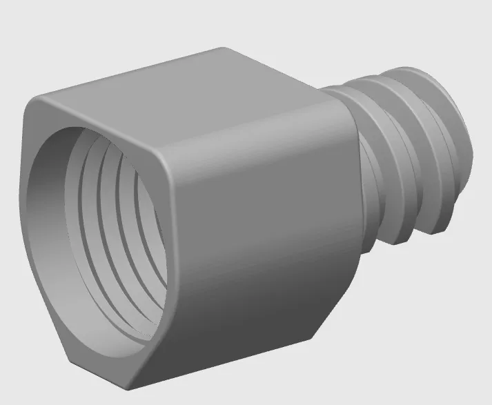 Adapter for 3/4" ACME Thread to 24mm Tapered Thread by Mathias ...