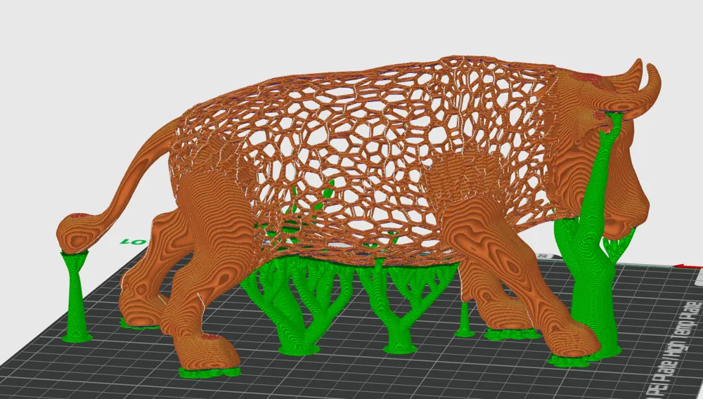 bull poop recycling art decor - Free 3D Print Model - MakerWorld
