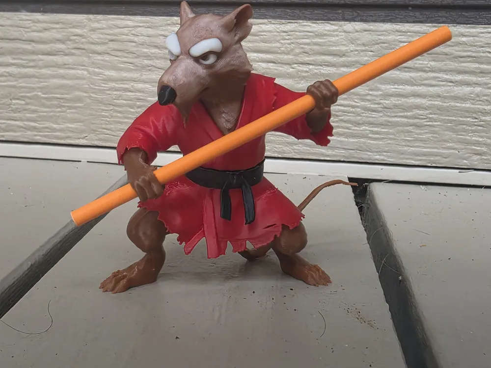 Splinter TMNT - Sans AMS (Multi-pièces) - Modèle d'Impression 3D ...
