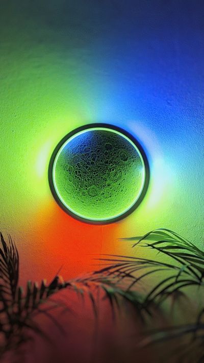 RGB moon wall light by makarov MakerWorld: Download Free 3D Models