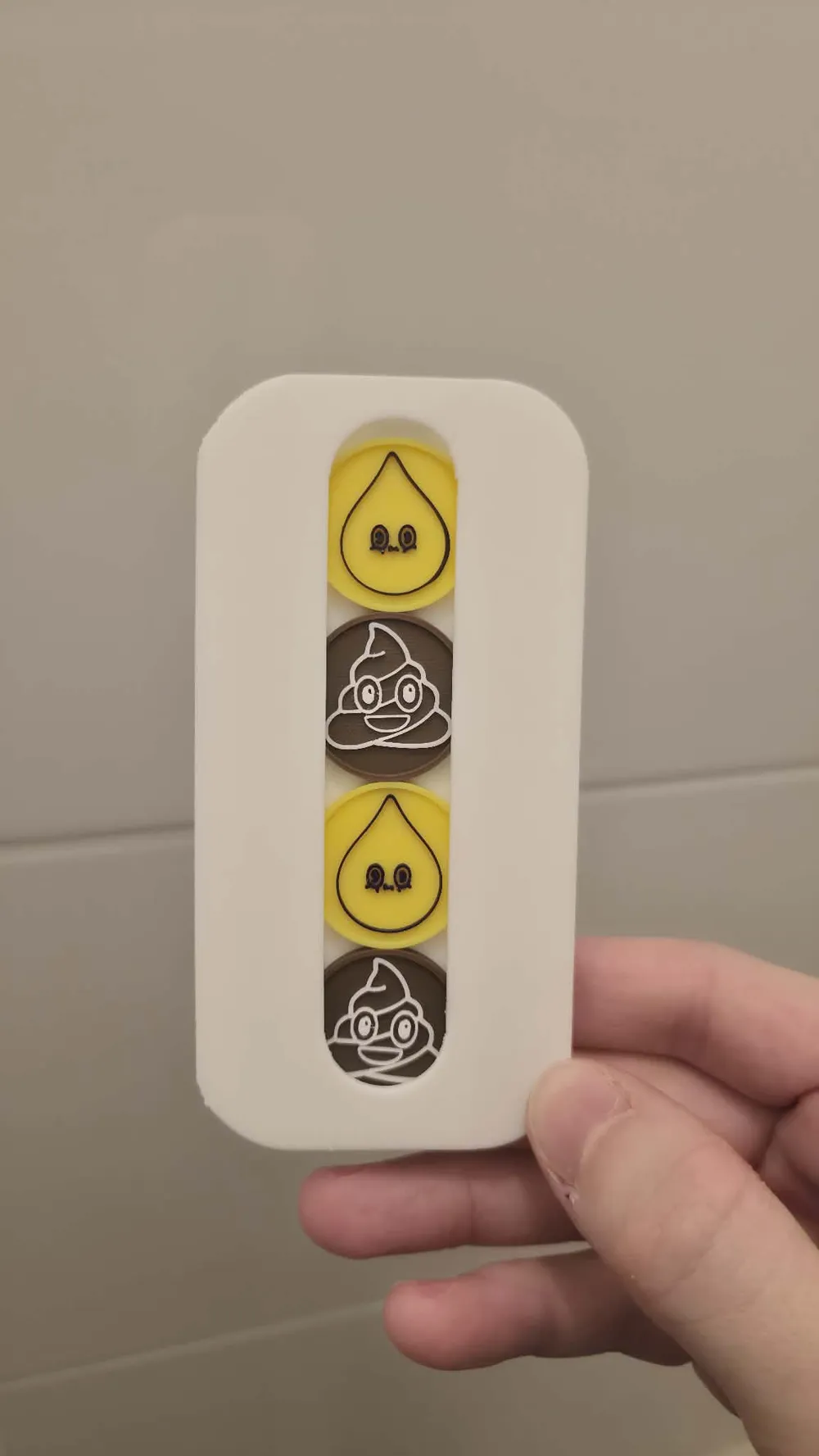 Potty Training Educational Game – Pee/Poo Tokens - Free 3D Print Model ...