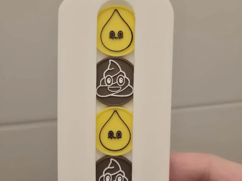 Potty Training Educational Game – Pee/Poo Tokens - Free 3D Print Model ...