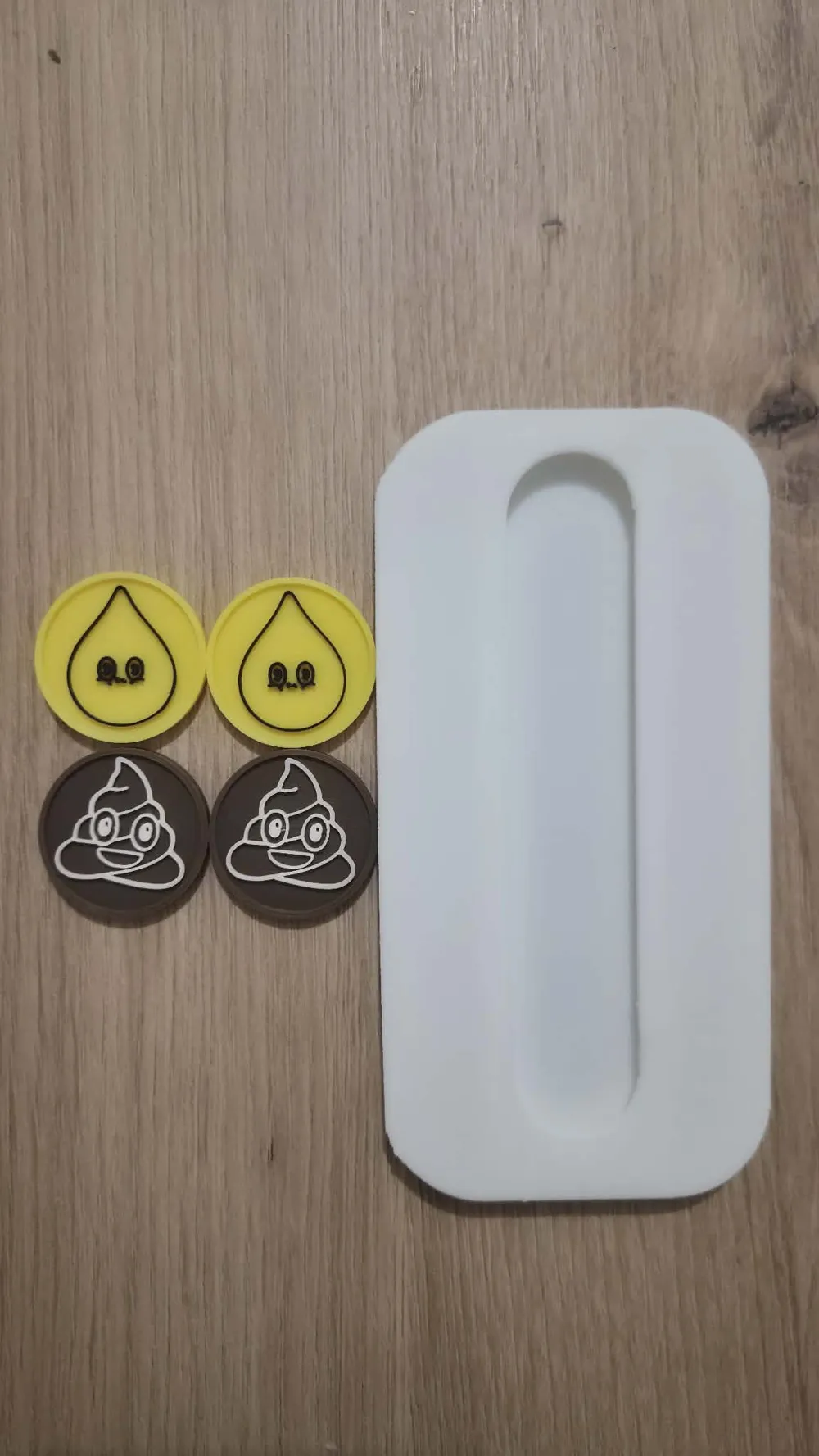 Potty Training Educational Game – Pee/Poo Tokens - Free 3D Print Model ...