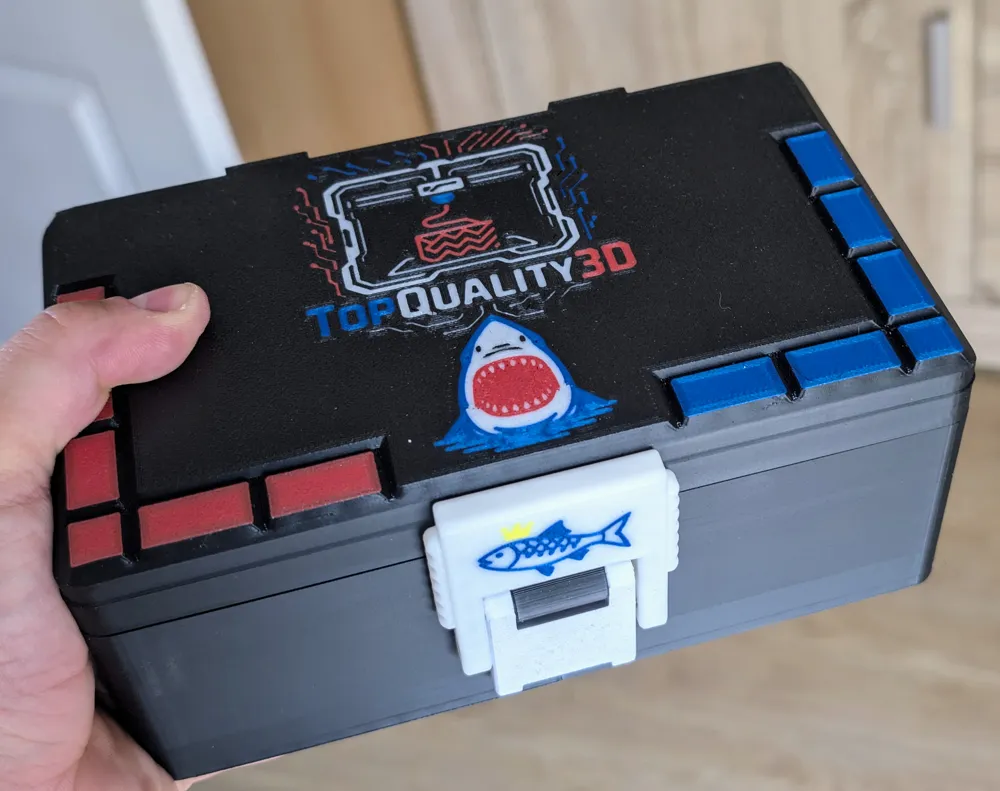 Tackle Box - a solid box for fishing lures - Free 3D Print Model ...
