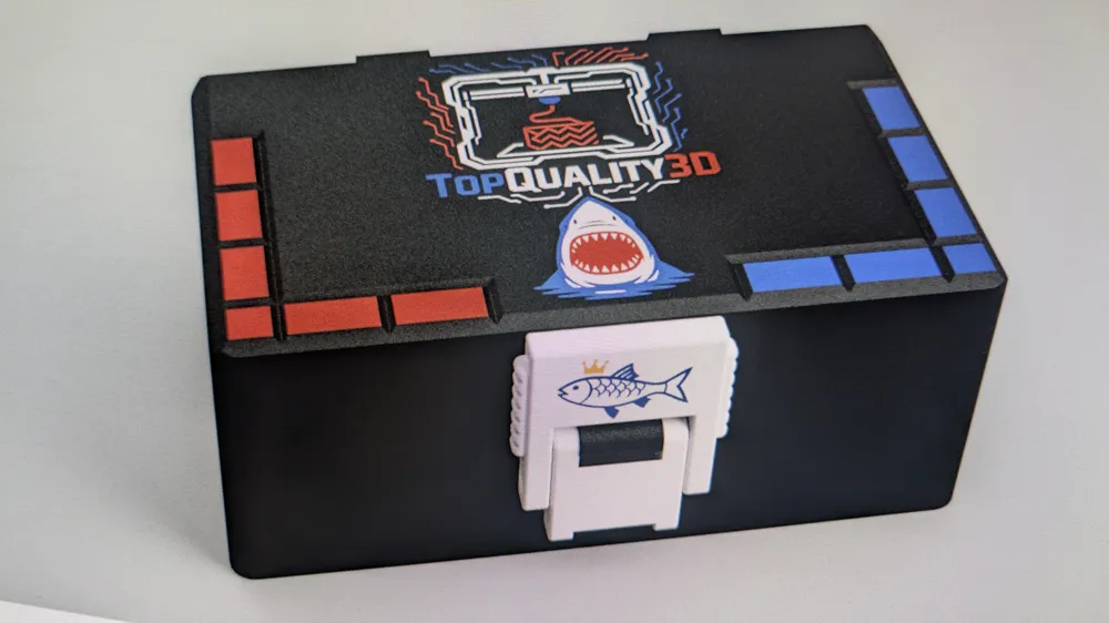 Tackle Box - a solid box for fishing lures - Free 3D Print Model ...