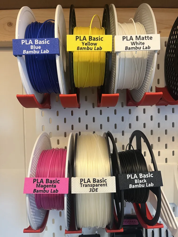 Filament sign/label for spools incl. filament clip by anderskr79 ...
