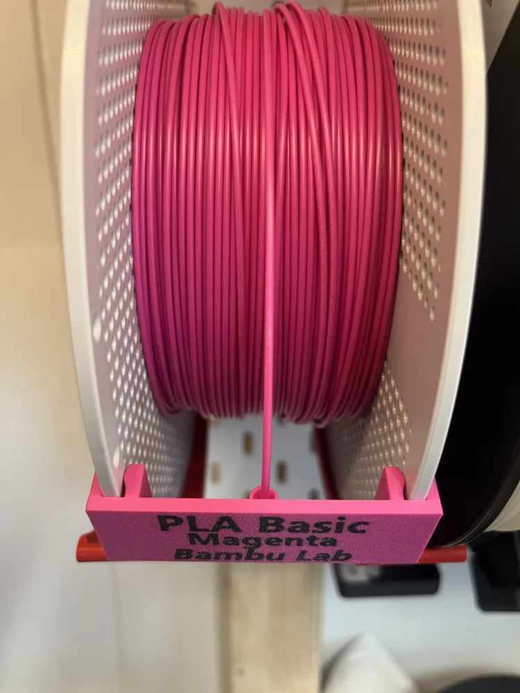 Filament sign/label for spools incl. filament clip by anderskr79 ...