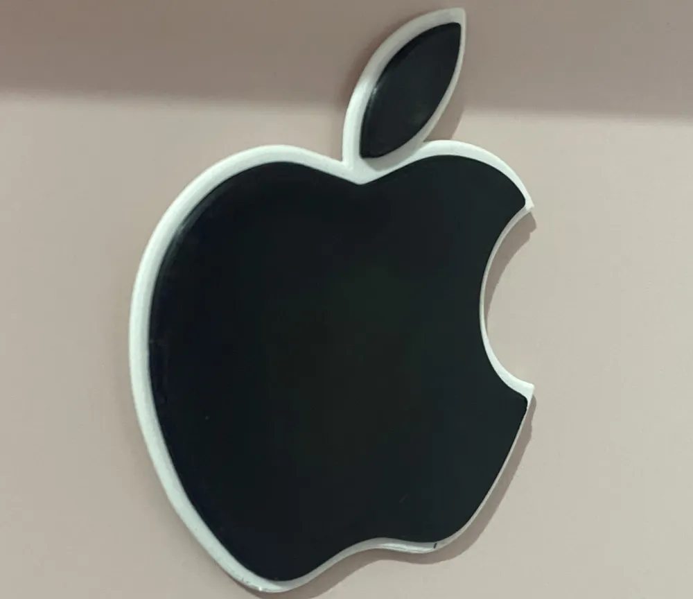 2-Color Apple Logo without AMS by L@ F@mille ChouChou - MakerWorld
