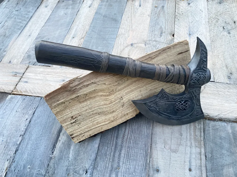 Viking Beard Axe - Free 3D Print Model - MakerWorld
