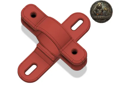 Molle Shovel Mount 2.0 - BearToad EZ Molle System - Free 3D Print Model ...