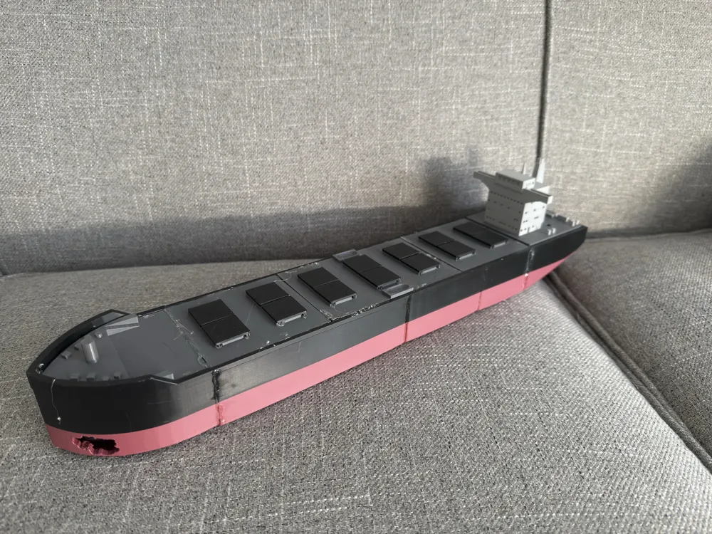 Sinking Cargo Ship by Ryan MakerWorld: Download Free 3D Models