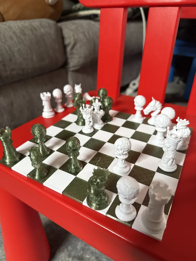 Undead Regalia: The Zombie Chess Set by Ill Kind Designs MakerWorld ...