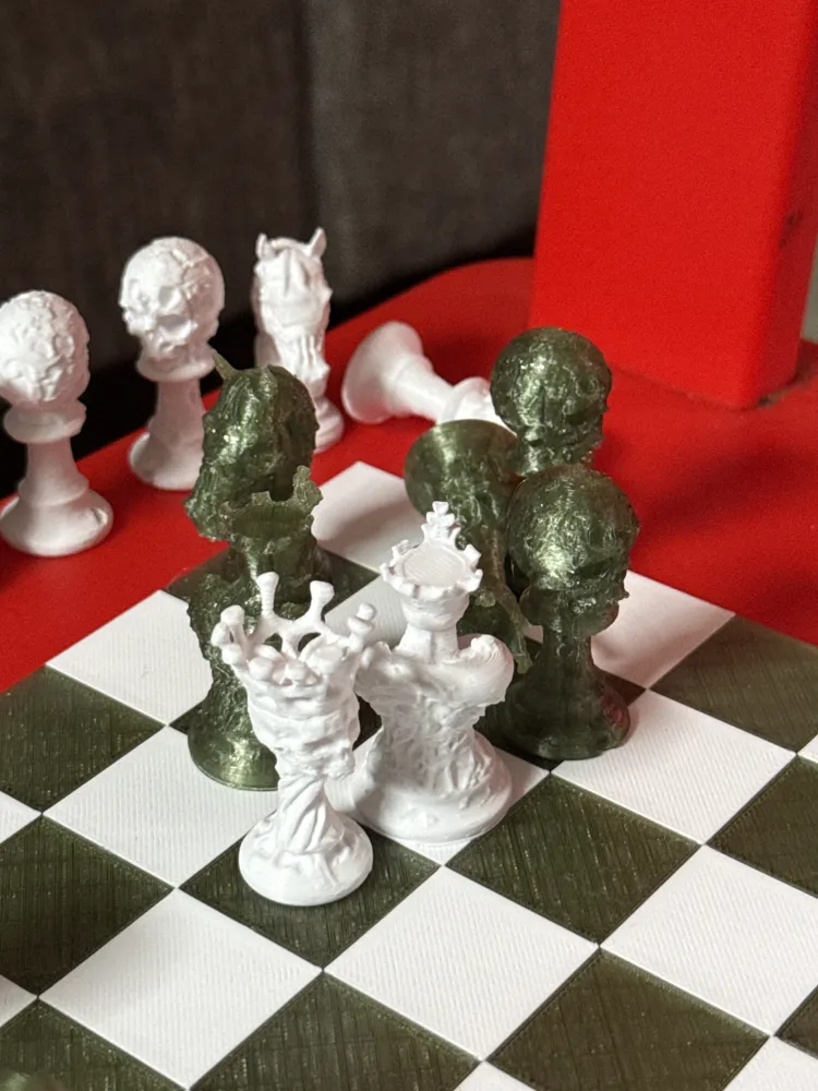 Undead Regalia: The Zombie Chess Set by Ill Kind Designs MakerWorld ...