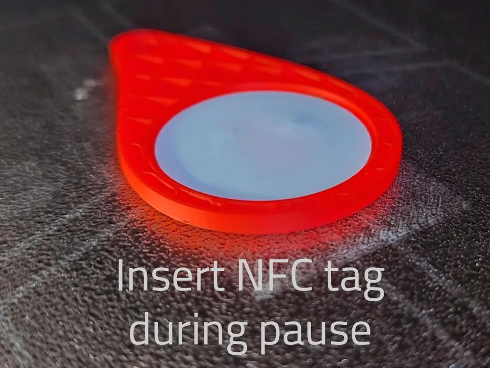 NFC Medical Keychain – Blood Type for Emergency - Free 3D Print Model ...