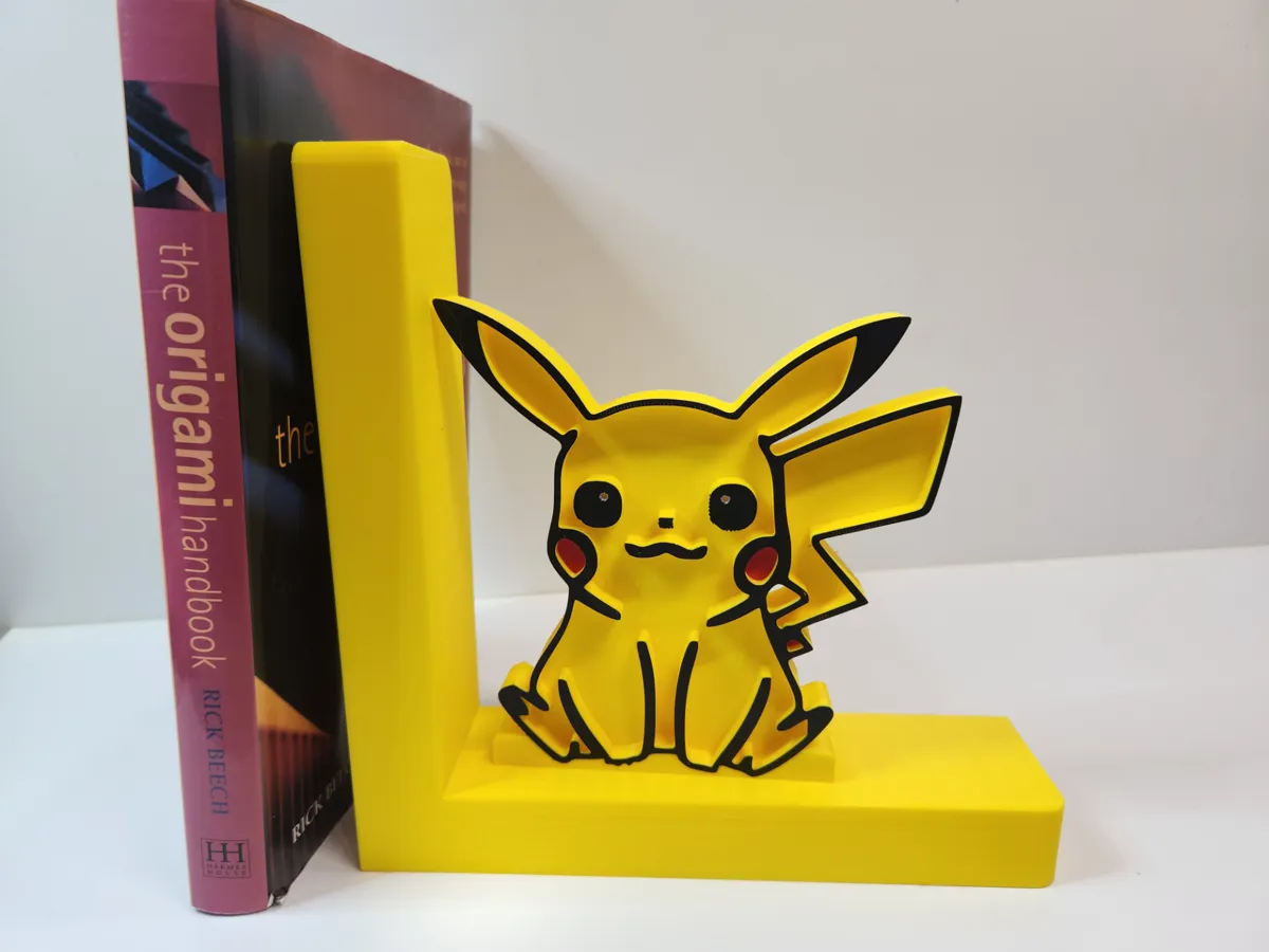 Pikachu Book Ends Set by Jamboodle MakerWorld: Download Free 3D Models