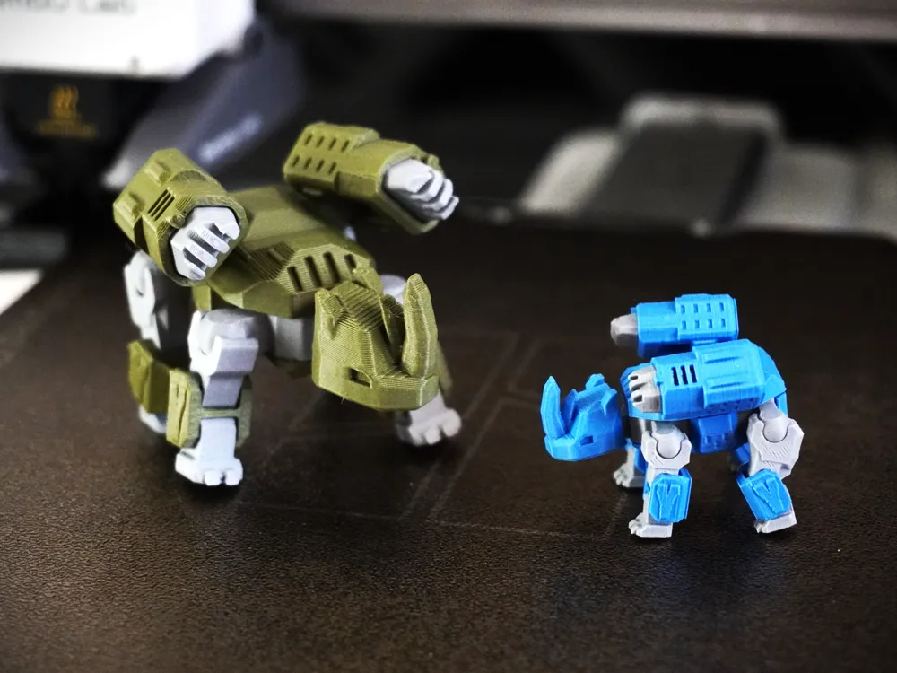 Rhino Brute Mecha - Model Kit por Kit Crafters - MakerWorld