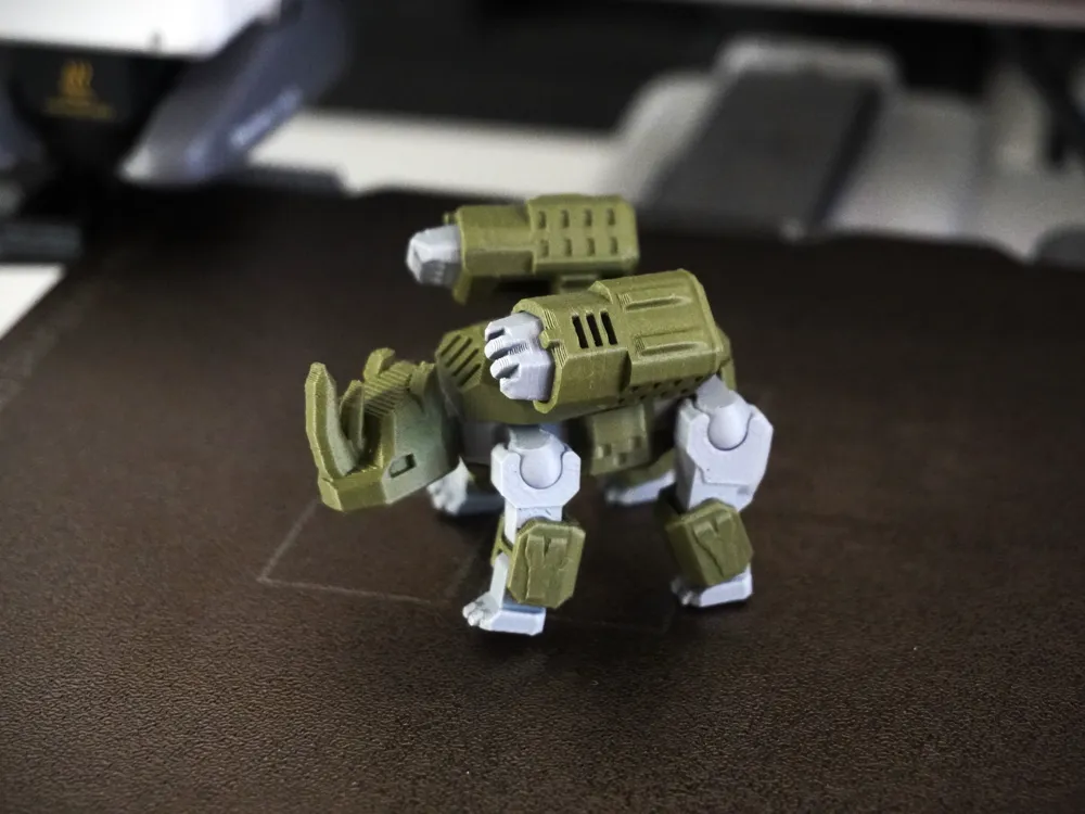 Rhino Brute Mecha - Model Kit por Kit Crafters - MakerWorld