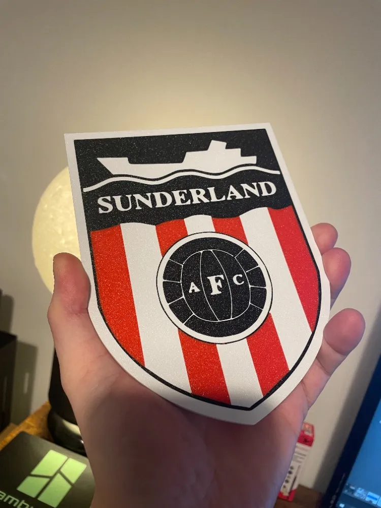Sunderland SAFC Badge 1991-1997 by andywhawes - MakerWorld