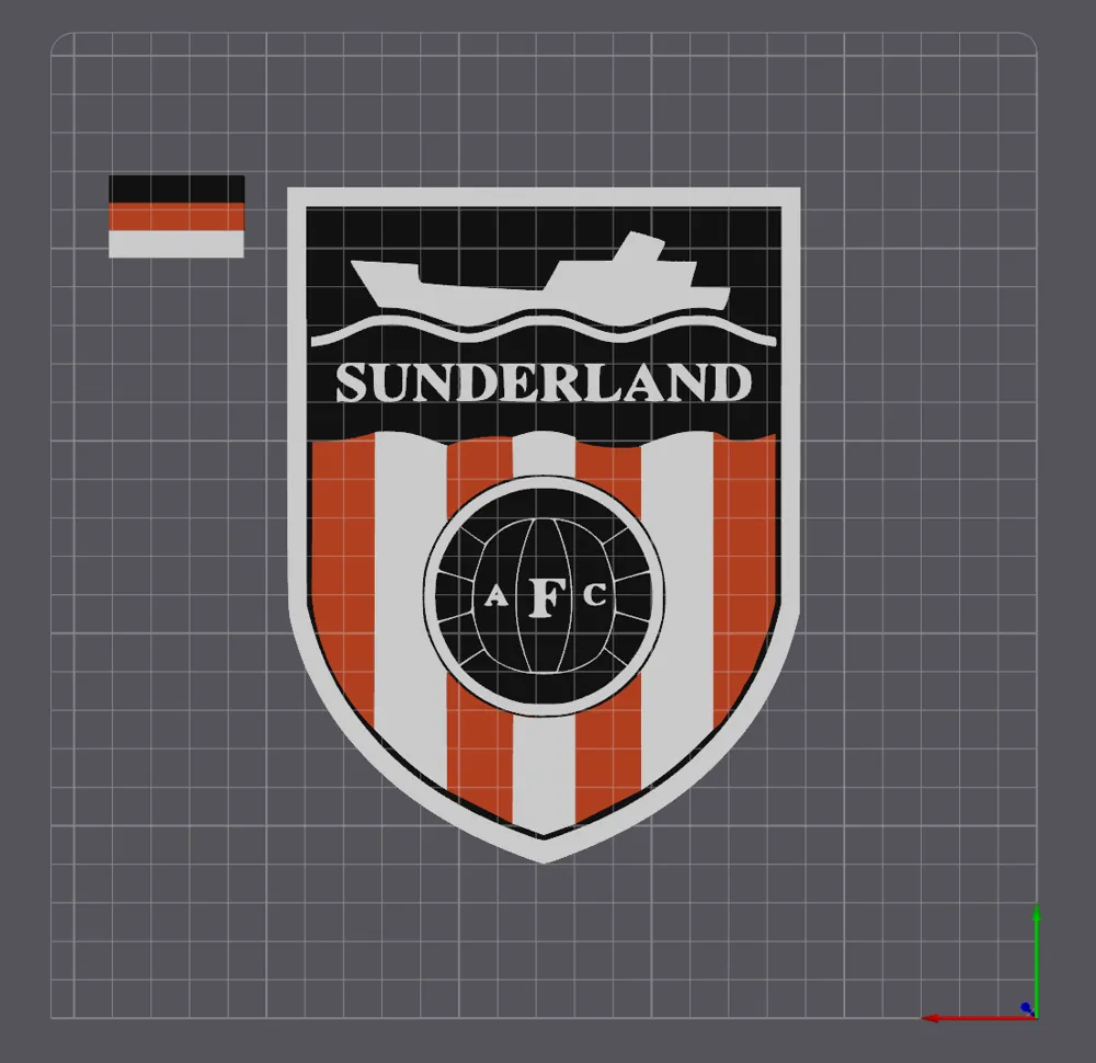 Sunderland SAFC Badge 1991-1997 by andywhawes - MakerWorld