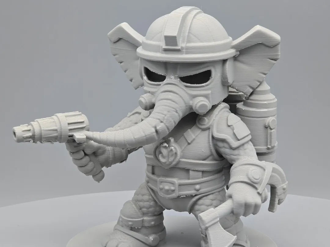 Snout Spout Chibi Warrior – 150mm Collectible STL - Free 3D Print Model ...