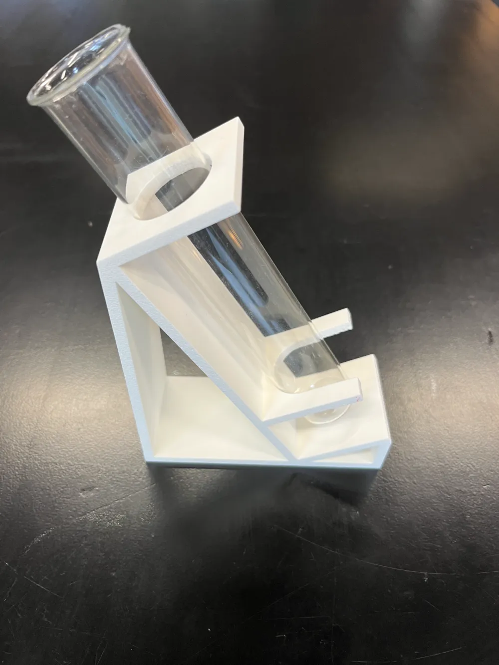 Large Test tube Single Rack Tilted by anderskr79 - MakerWorld