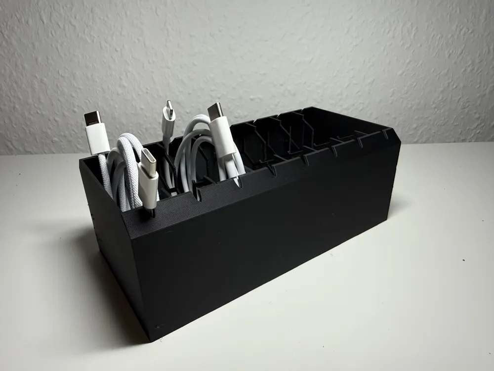 Cable organizer box - Free 3D Print Model - MakerWorld