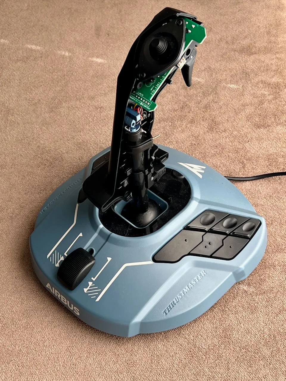 Hall Sensor mod for TCA Airbus Thrustmaster - Free 3D Print Model ...