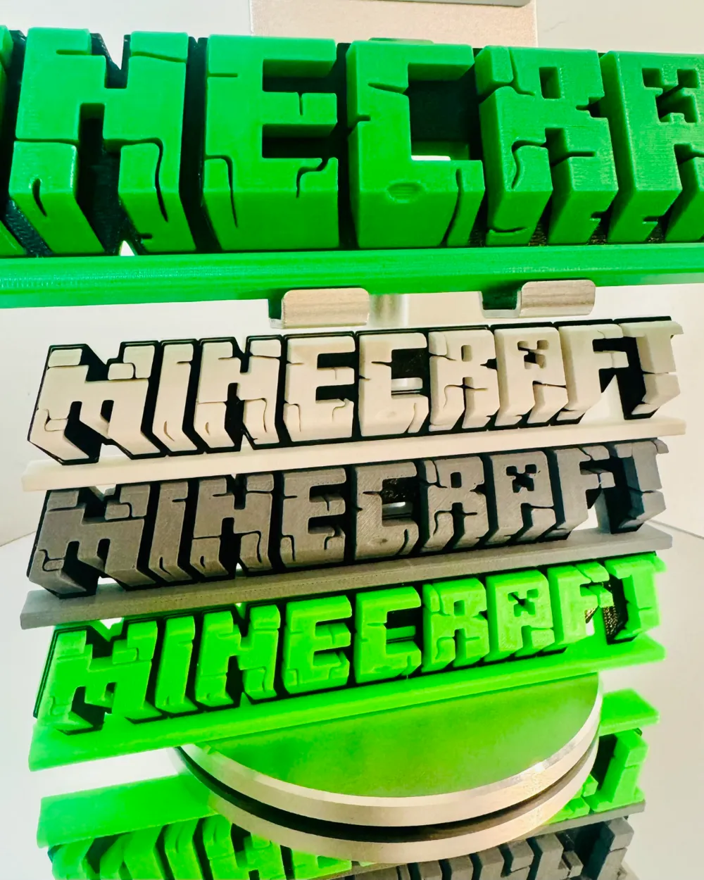 Minecraft Logo Display Stand by Hylijan - MakerWorld