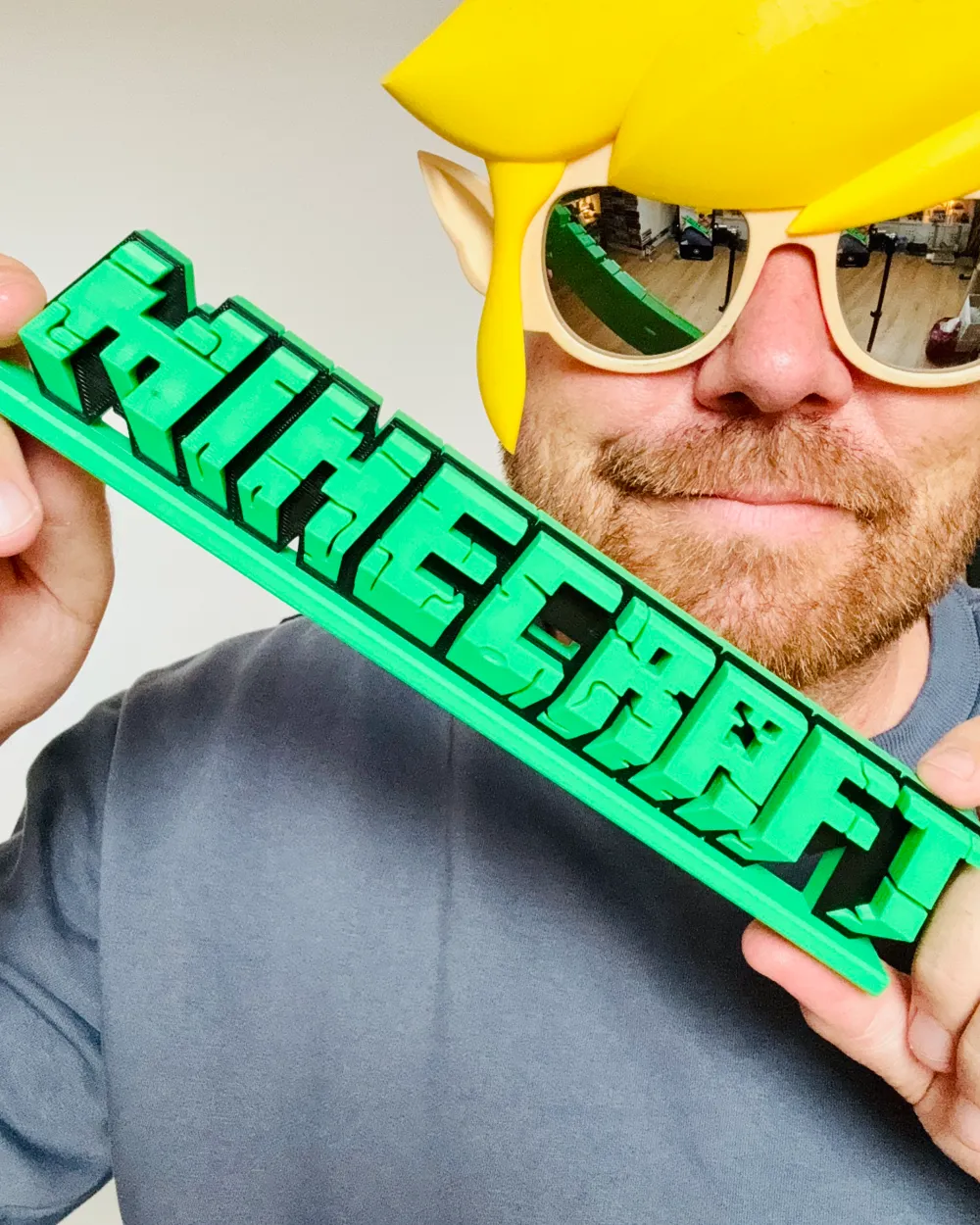 Minecraft Logo Display Stand by Hylijan - MakerWorld