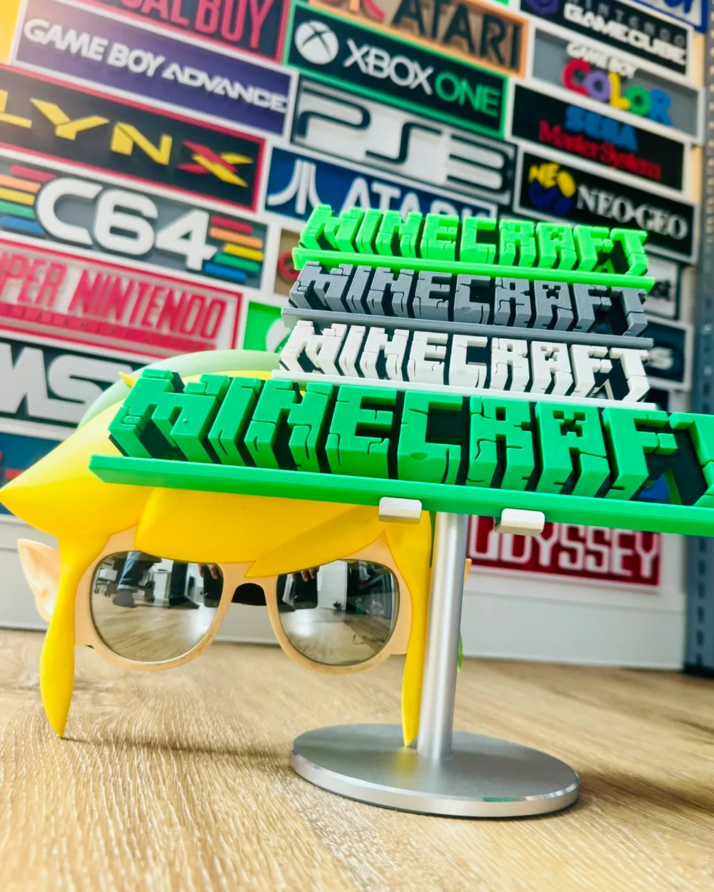 Minecraft Logo Display Stand by Hylijan - MakerWorld