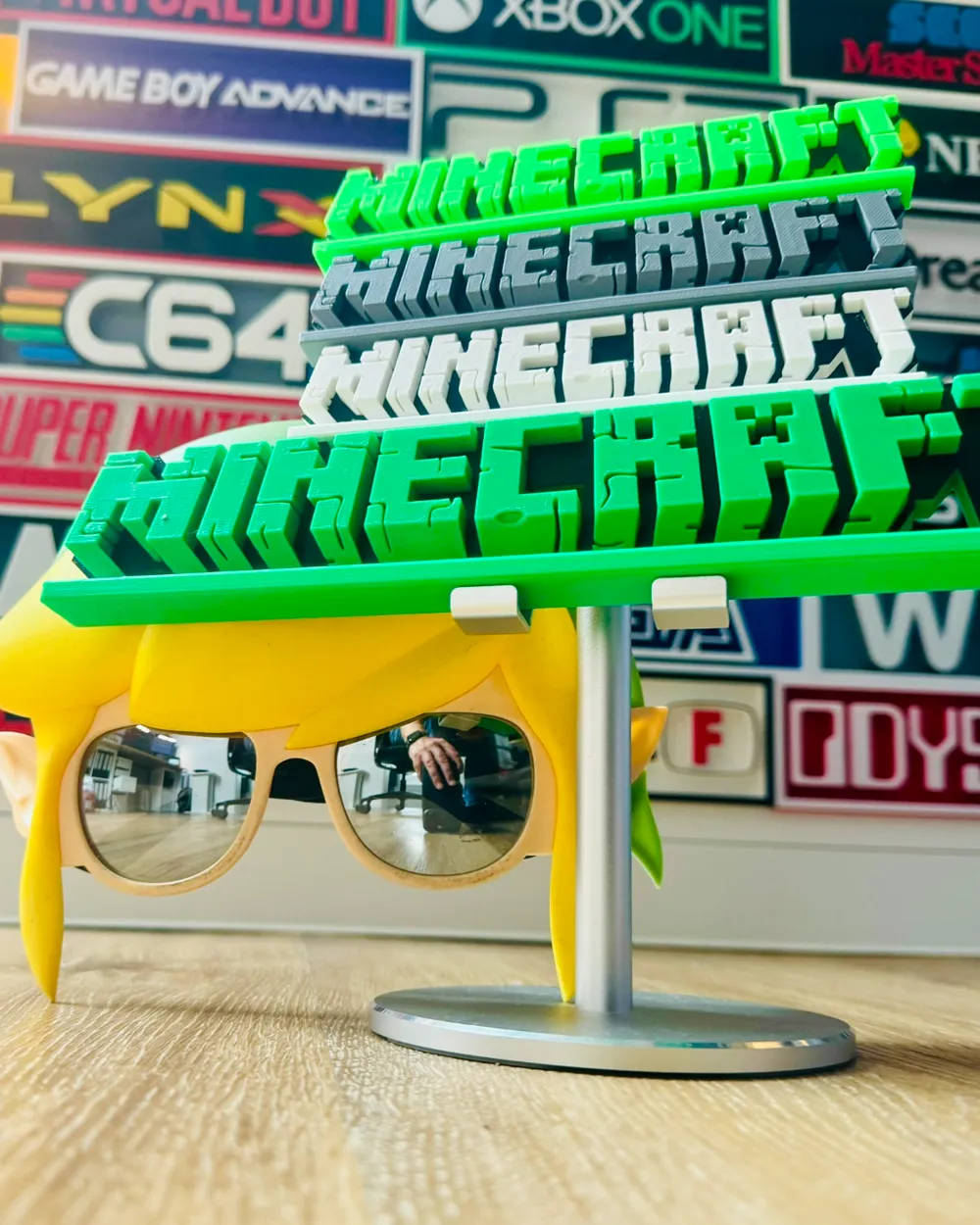 Minecraft Logo Display Stand by Hylijan - MakerWorld