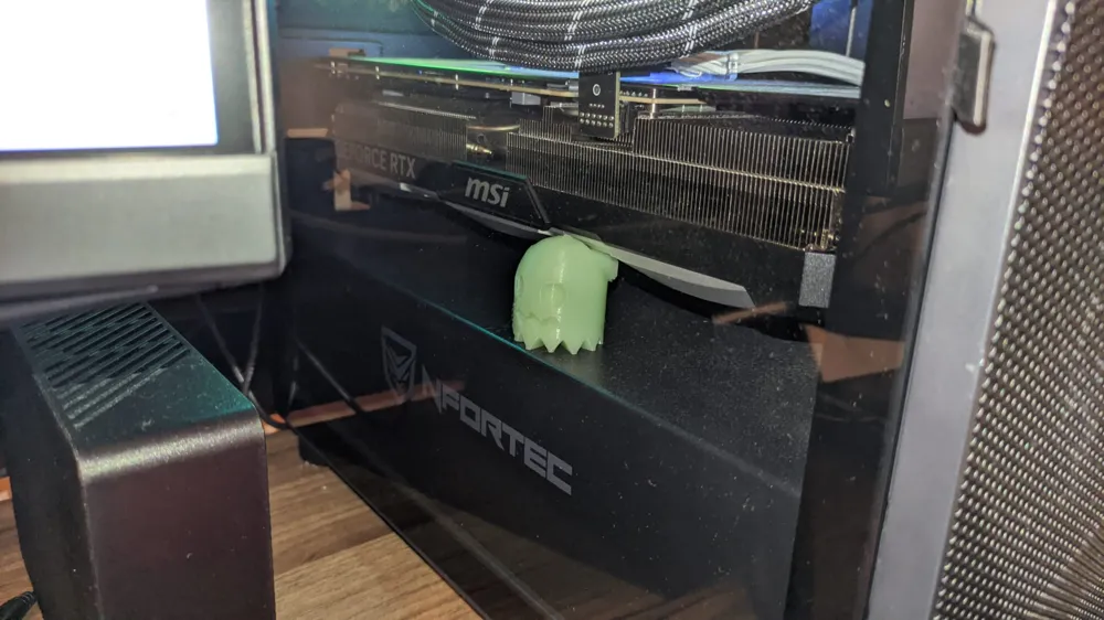 GPU support Pacman Ghost by JC3DESIGN - MakerWorld