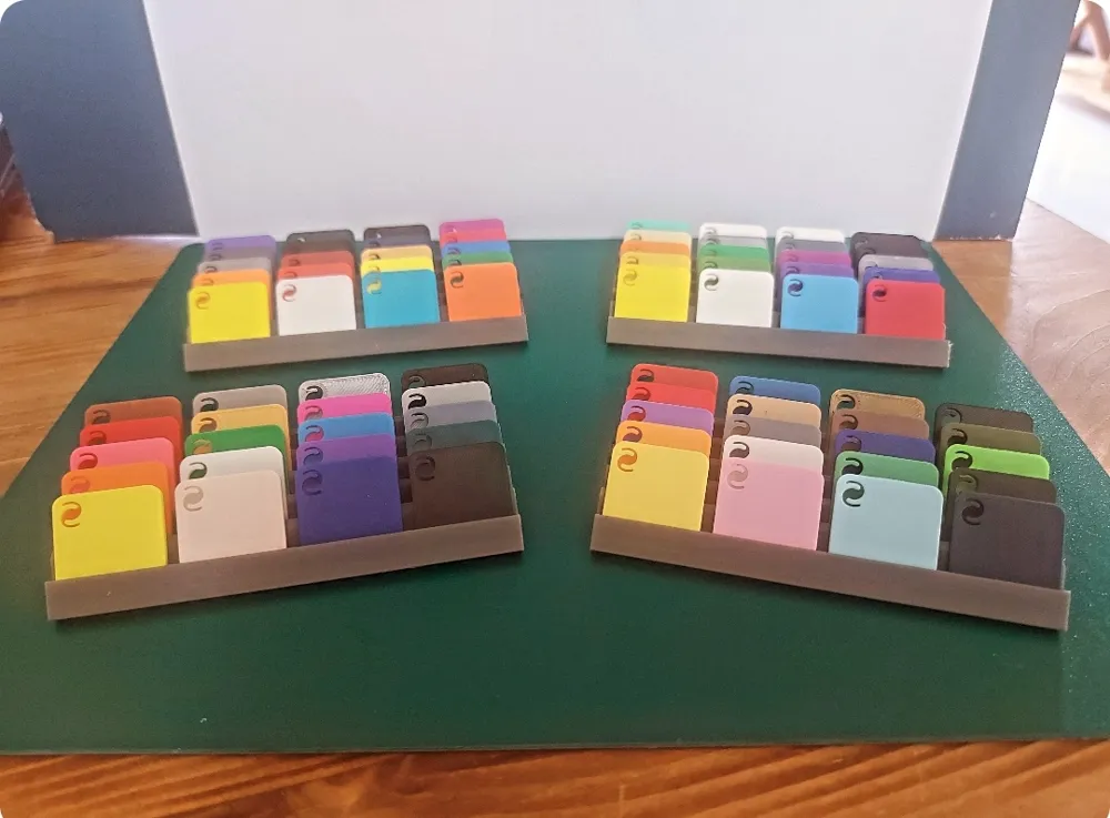 Bambu Lab Filament Swatches by Savy Maker - MakerWorld